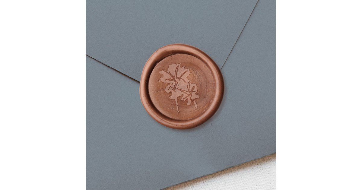 Palm Tree Wedding Wax Seal Stamp | Zazzle
