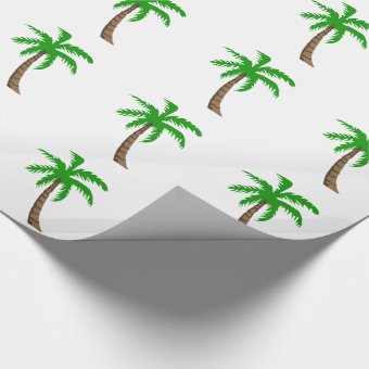 PALM TREE WRAPPING PAPER | Zazzle