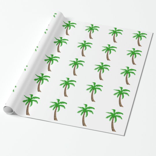 PALM TREE WRAPPING PAPER | Zazzle.com