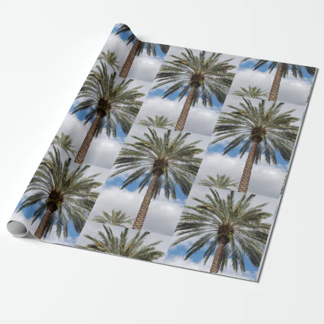 Palm tree wrapping paper | Zazzle