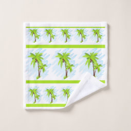 Palm Trees Bath Towel Set | Zazzle