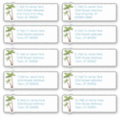 Palm Trees Individual Address Mailing Labels | Zazzle