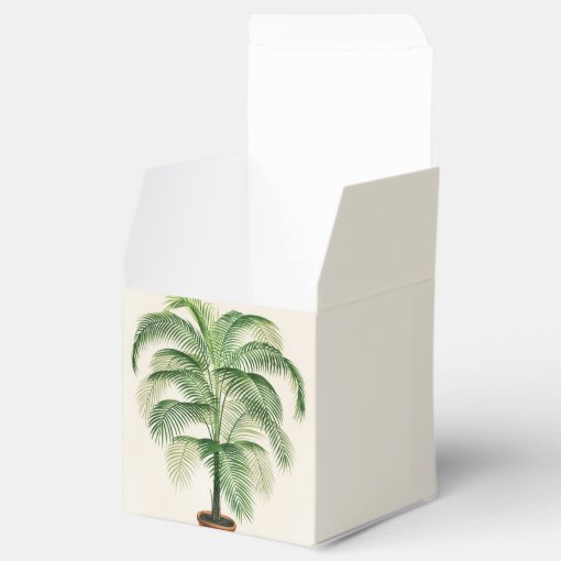 Palm Trees Leaves Personalized Favor boxes | Zazzle