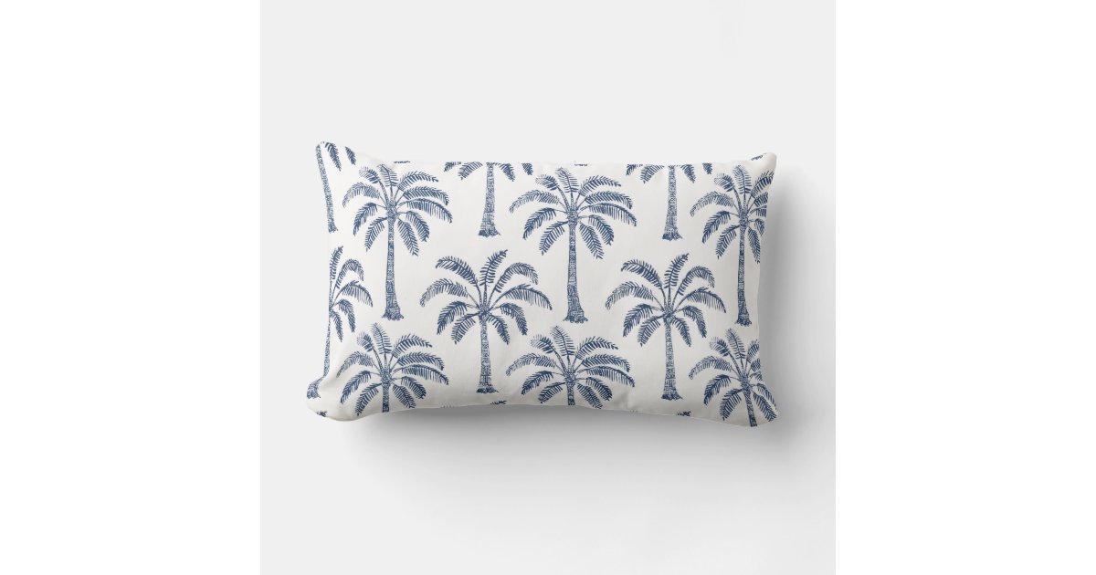 Palm Trees Lumbar Pillow Double-Sided | Zazzle