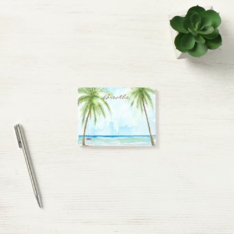 Palm Trees Post It Notes | Zazzle