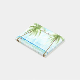 Palm Trees Post It Notes | Zazzle