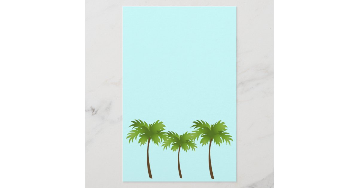 Palm Trees Stationery | Zazzle