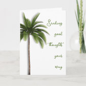 Palm Trees Thinking of You Card | Zazzle
