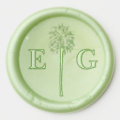 Palm Trees Wedding detail Wax Seal Sticker | Zazzle