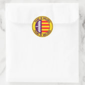 Palma de Mallorca Round Emblem Classic Round Sticker | Zazzle