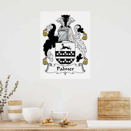 Palmer Family Crest Poster | Zazzle
