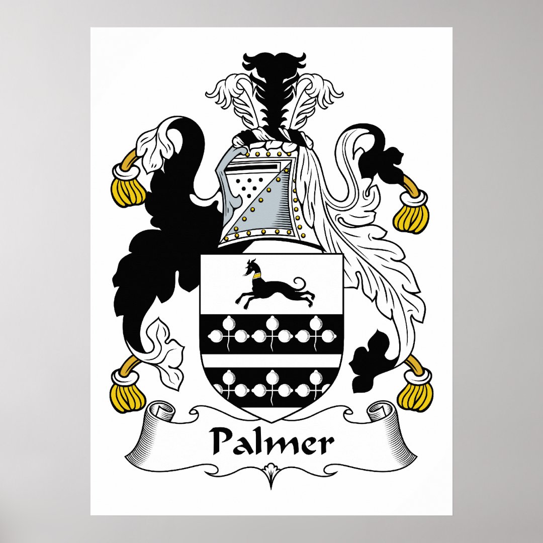 Palmer Family Crest Poster | Zazzle