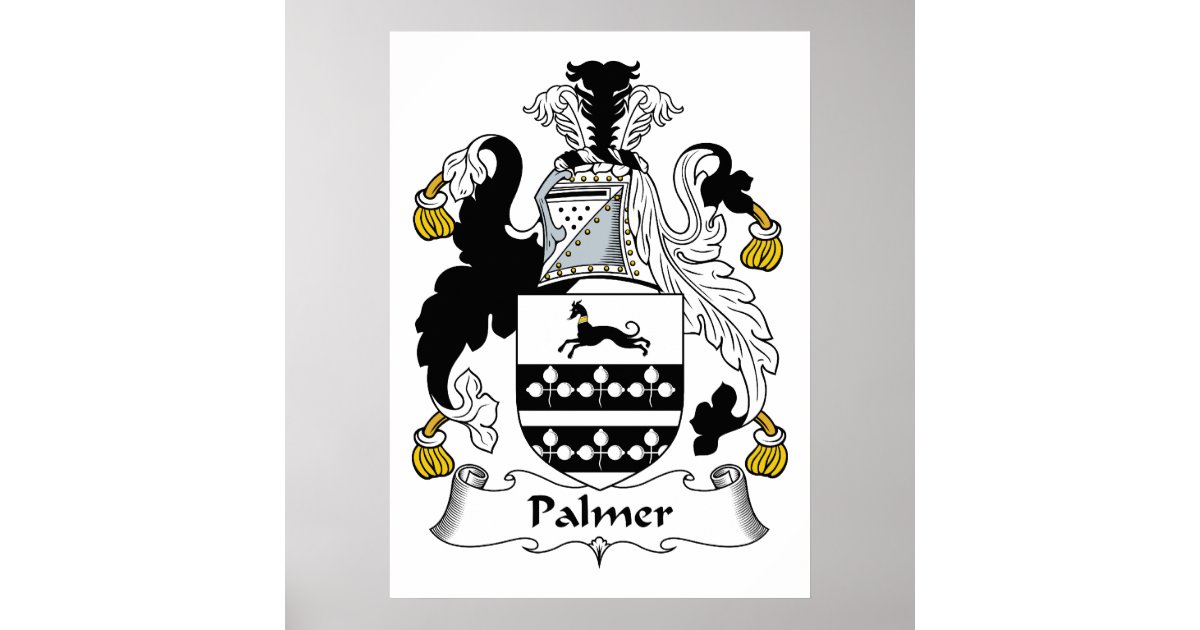 Palmer Family Crest Poster | Zazzle