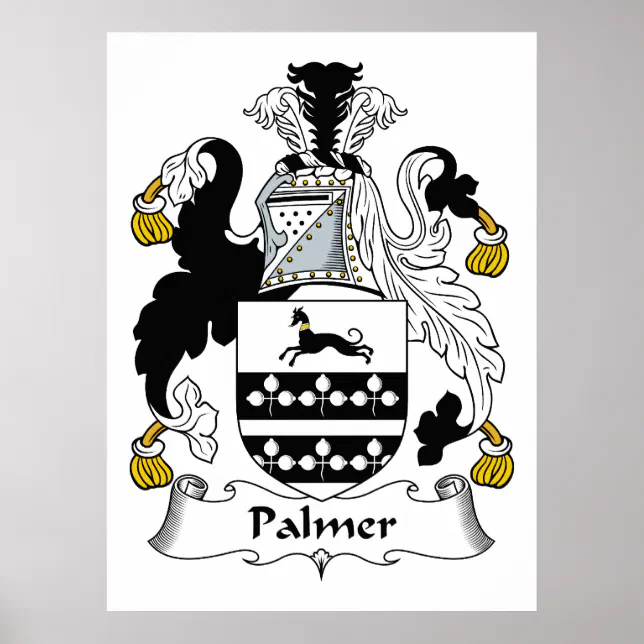 Palmer Family Crest Poster | Zazzle