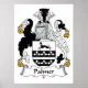 Palmer Family Crest Poster | Zazzle