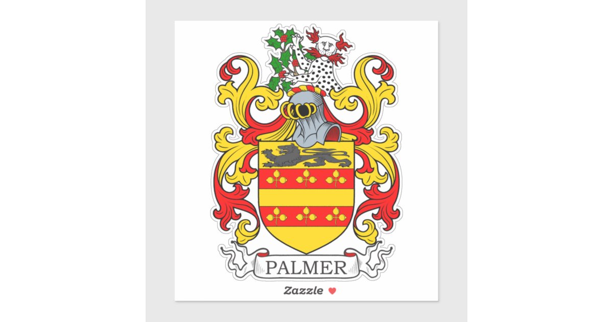 Palmer Family Crest Sticker | Zazzle