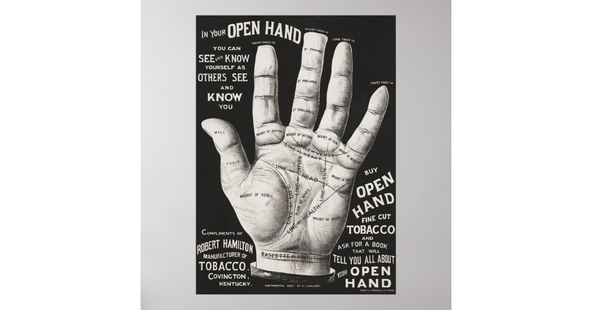Palmistry Poster | Zazzle