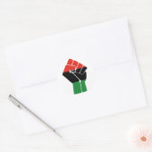 Pan-Africa Fist Stickers | Zazzle