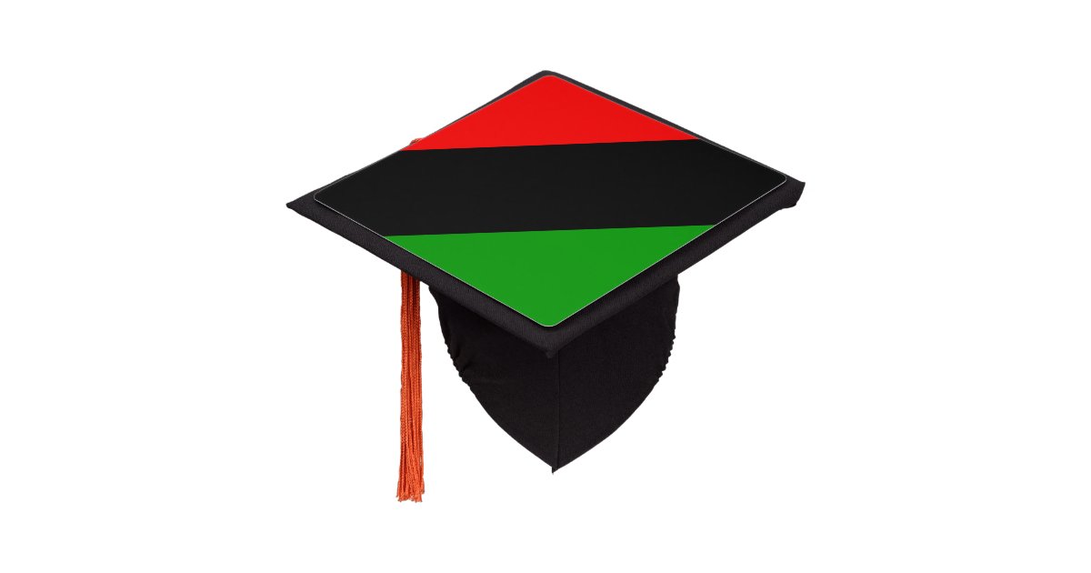 Pan-African Flag Graduation Cap Topper | Zazzle