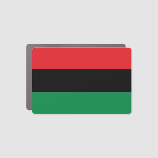 Pan African Flag & Unia Flag Symbol /BLM movement Car Magnet | Zazzle