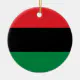 Pan African Flag & Unia Flag Symbol / Kwanzaa Ceramic Ornament | Zazzle