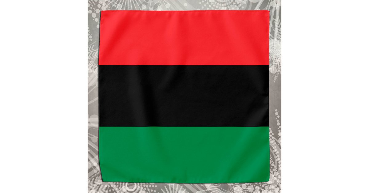 Pan African Flag & Unia Symbol / sports fan Bandana | Zazzle