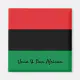 Pan African Flag & Unia Symbol / sports fan Magnet | Zazzle