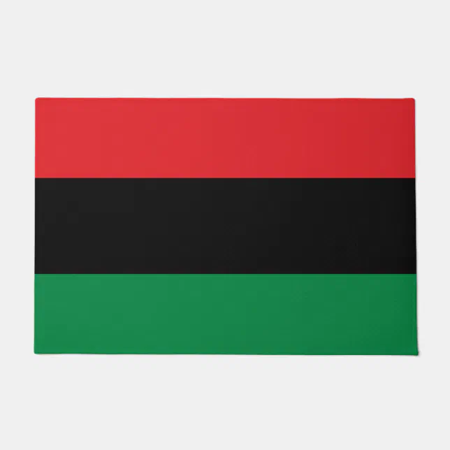 Pan African UNIA Flag Doormat | Zazzle