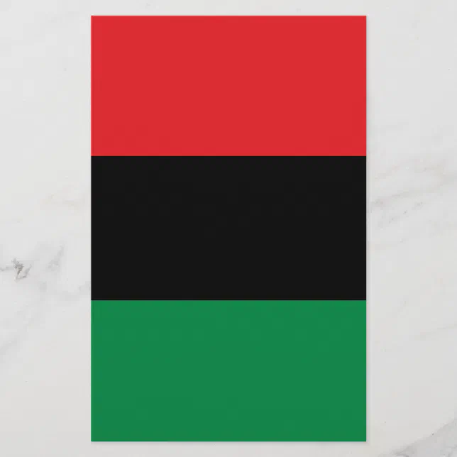 Pan African UNIA Flag Flyer | Zazzle