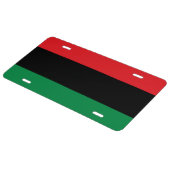 Pan African UNIA Flag License Plate | Zazzle