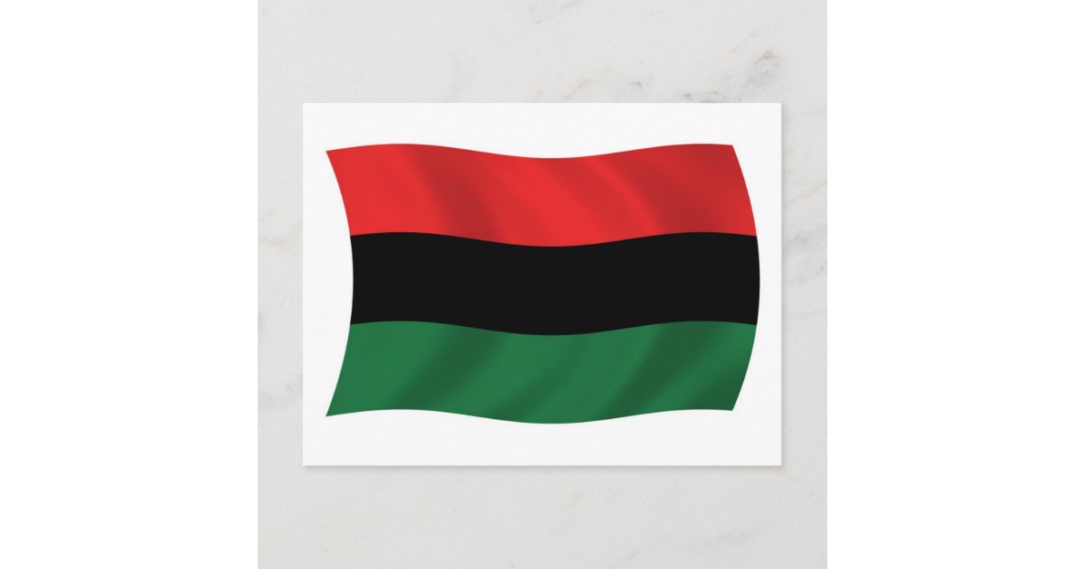 Pan African (UNIA) Flag Postcard | Zazzle