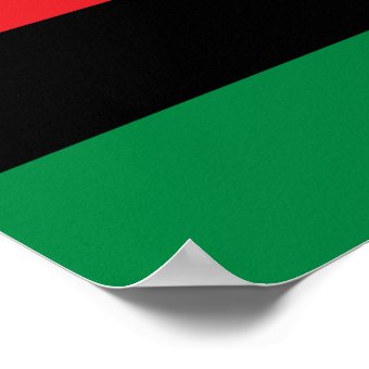 Pan African UNIA Flag Poster | Zazzle