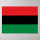 Pan African UNIA Flag Poster | Zazzle