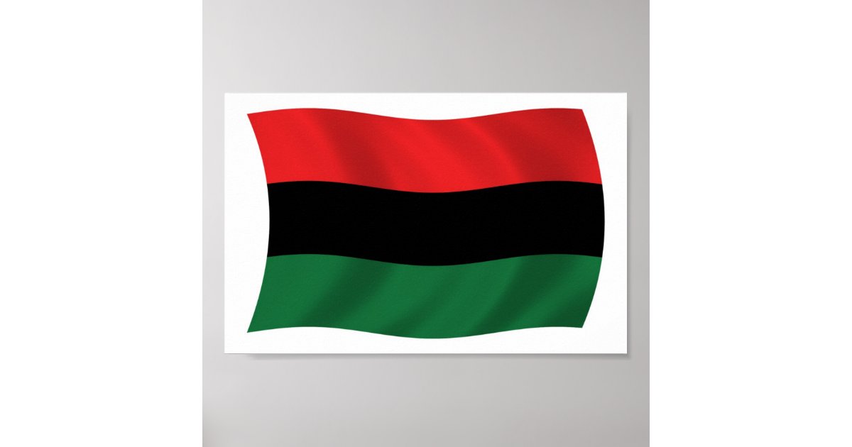 Pan African (UNIA) Flag Poster Print | Zazzle