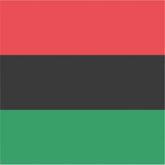 Pan African UNIA Flag Sticker | Zazzle