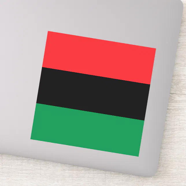 Pan African UNIA Flag Sticker | Zazzle