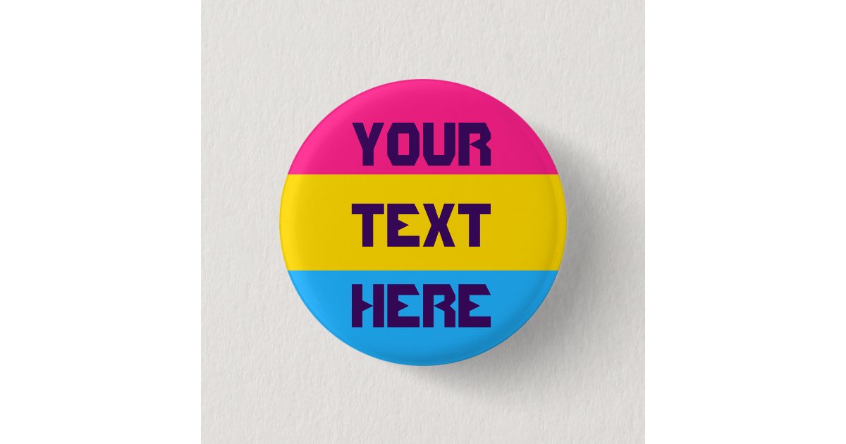 Pan pride flag button | Zazzle
