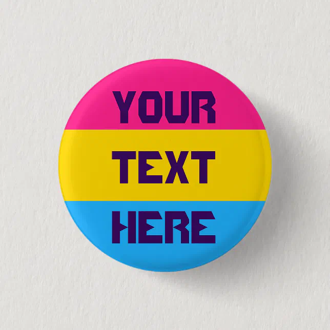 Pan pride flag button | Zazzle