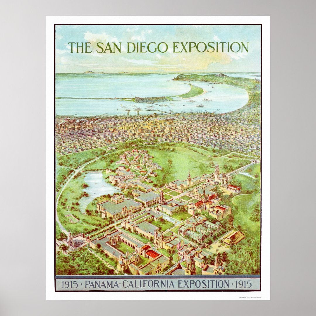 Panama - California Exposition in San Diego 1915 Poster | Zazzle