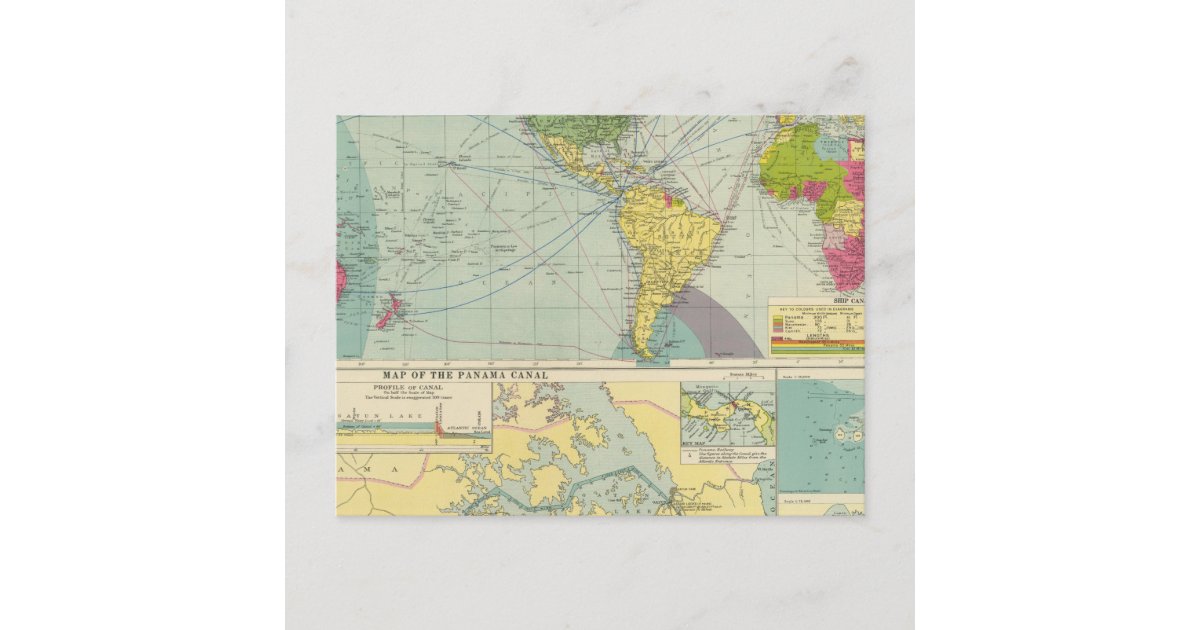 Panama Canal Postcard | Zazzle