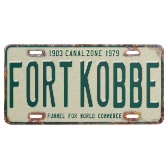 Panama Canal Zone Plates 80: Fort Kobbe | Zazzle.com