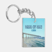 Panama City Beach Florida Vintage Keychain | Zazzle