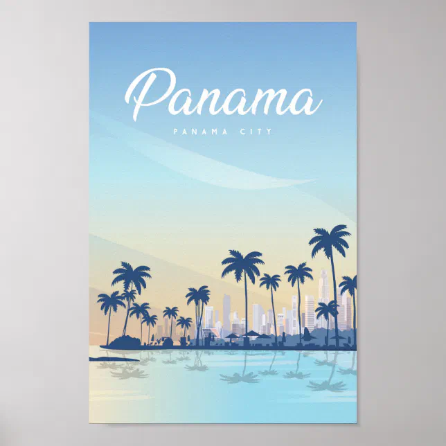 Panama city travel poster | Zazzle