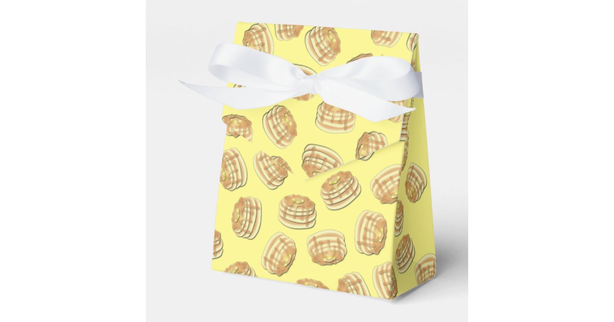 Pancake Breakfast Brunch Birthday Party Kids Favor Boxes | Zazzle