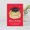 Pancake Brunch Graduation Party Invitation | Zazzle