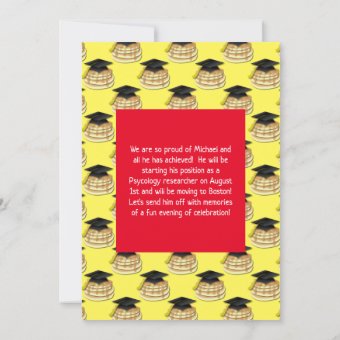Pancake Brunch Graduation Party Invitation | Zazzle
