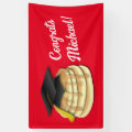 Pancake Brunch Graduation Party Invitation Banner | Zazzle