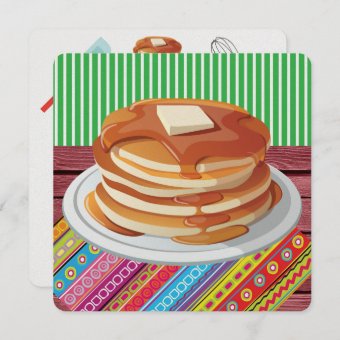Pancake Supper - Fat Tuesday Invitation | Zazzle