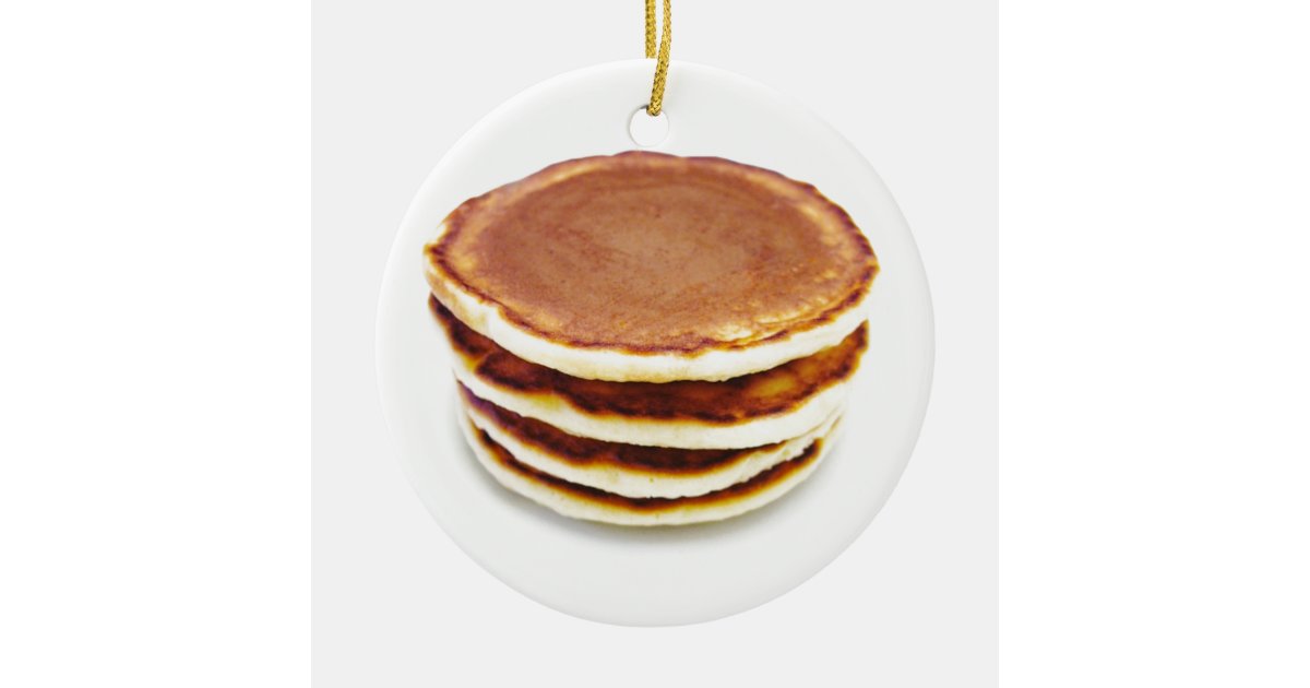 Pancakes Ceramic Ornament | Zazzle