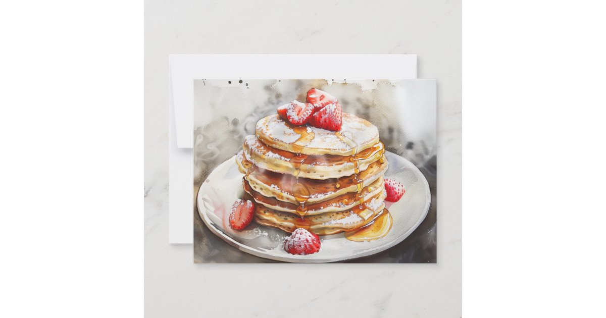 Pancakes Postcard | Zazzle